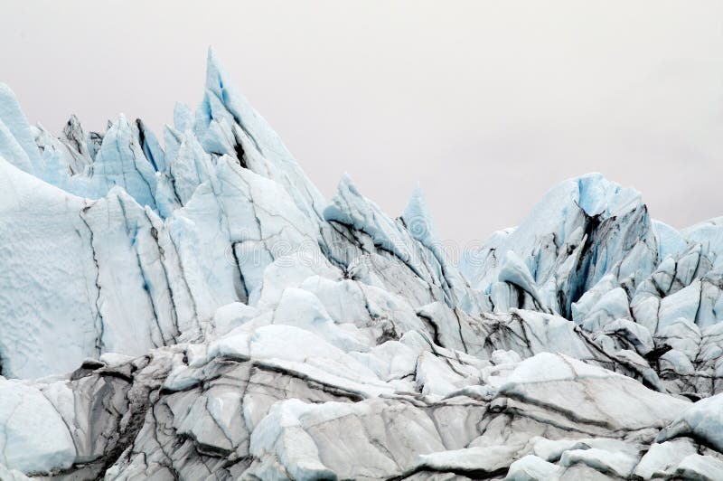 Glaciar De Matanuska En Alaska, Los E.E.U.U. Imagen de archivo - Imagen ...