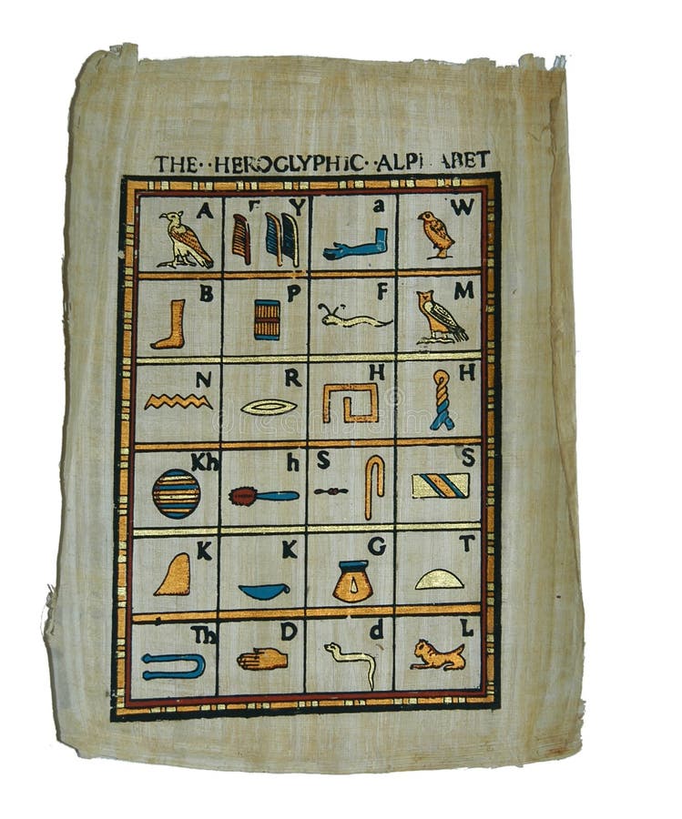 Hieoglyphic alphabet stock image. Image of letter, egyptian - 25465