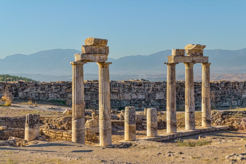 Hierapolis stock photo. Image of anatolia, column, pamukkale - 22952138