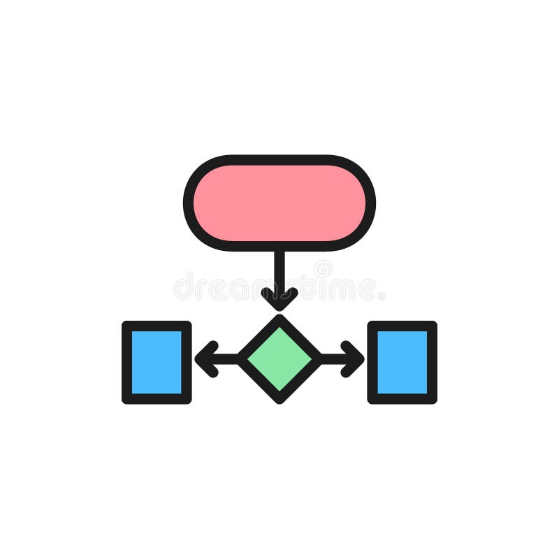 Hierarchical Chart, Player Layout Line Icon. Stock Vector ... Hierarchical Chart, Player Layout Line Icon. Stock Vector ...