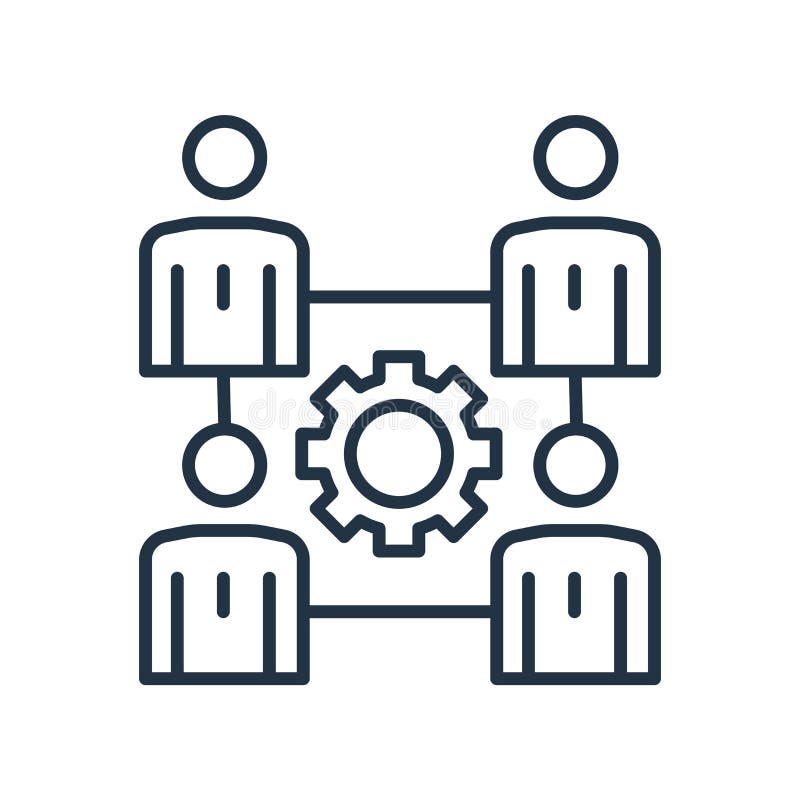 Hierarchical Structure Icon Vector Isolated on White Background ... Hierarchical Structure Icon Vector Isolated on White Background ...