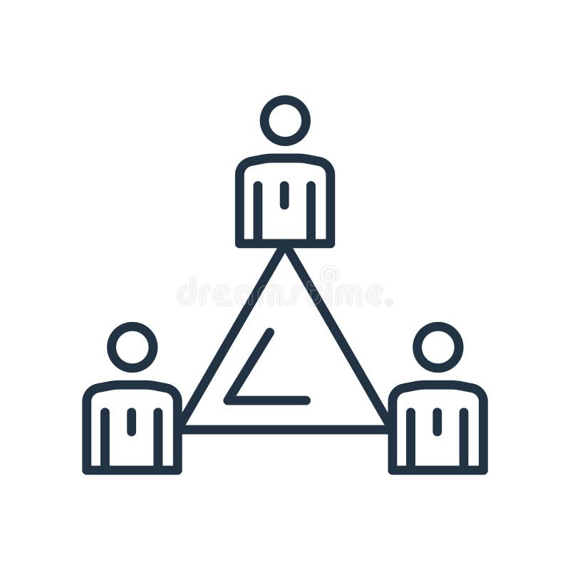Hierarchical Structure Icon Vector Isolated on White Background ... Hierarchical Structure Icon Vector Isolated on White Background ...