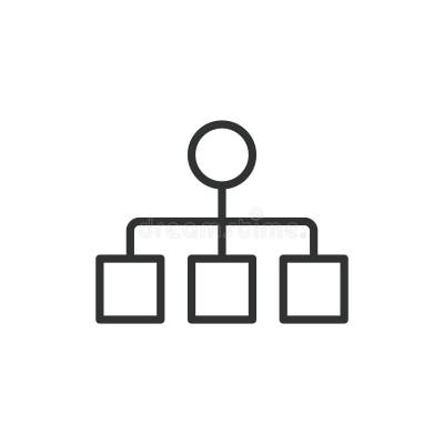 Hierarchy Concept, Icon in Line Design. Hierarchy, Concept, Structure ...