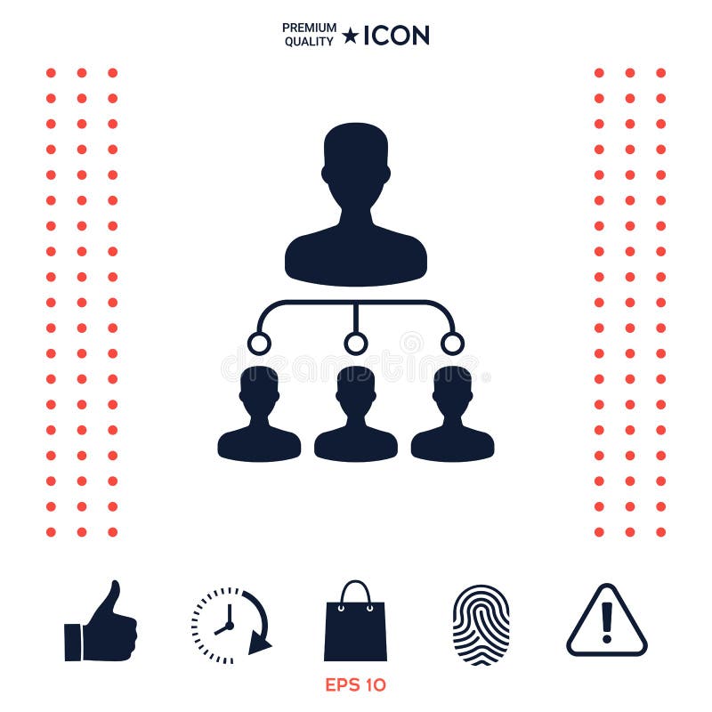 Hierarchy icon symbol stock vector. Illustration of corporate - 117975559