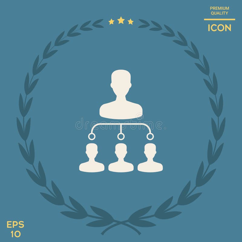 Hierarchy icon symbol stock vector. Illustration of icon - 118535926