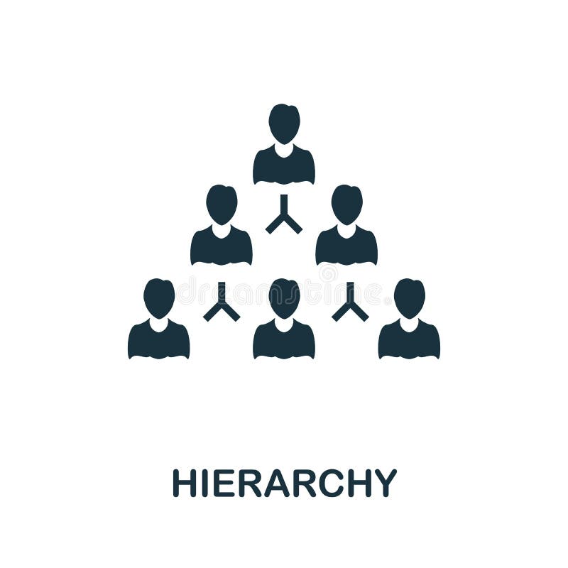 Hierarchy Icon. Simple Element from Business Intelligence Collection ...