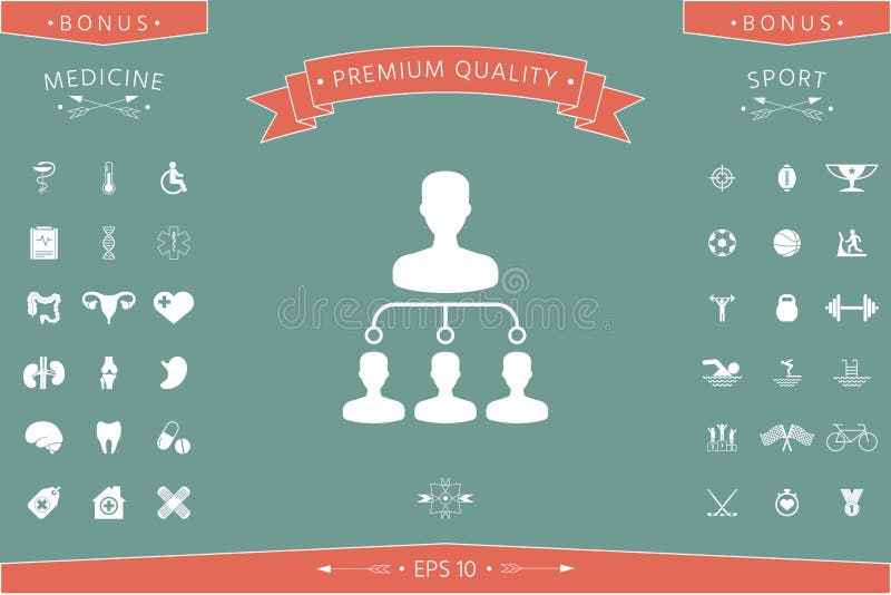 Hierarchy icon symbol stock vector. Illustration of icon - 118288630