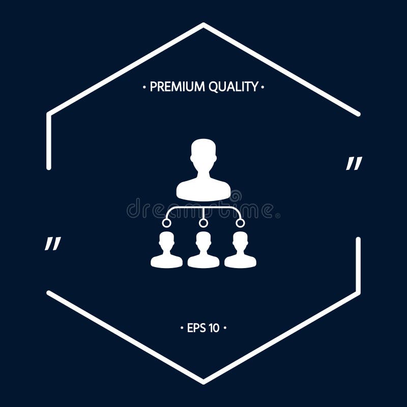 Hierarchy icon symbol stock vector. Illustration of human - 119465392