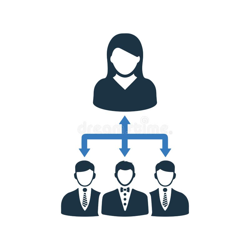 Hierarchy, Organization, Team Icon. Editable Vector Graphics Stock ...