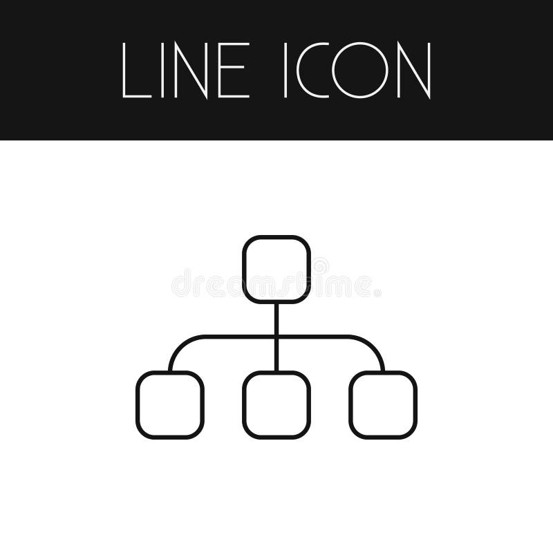 Hierarchy Outline Structure Vector Element Can Be Used For Hierarchy