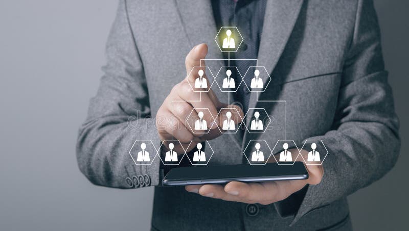 Hierarchy of People. Illustration Stock Image - Image of organization ...