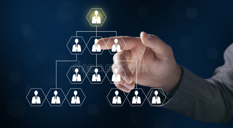 Hierarchy of People. Illustration Stock Image - Image of manager ...
