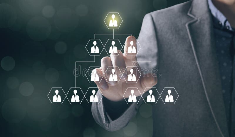 Hierarchy of People. Illustration Stock Image - Image of people, icon ...