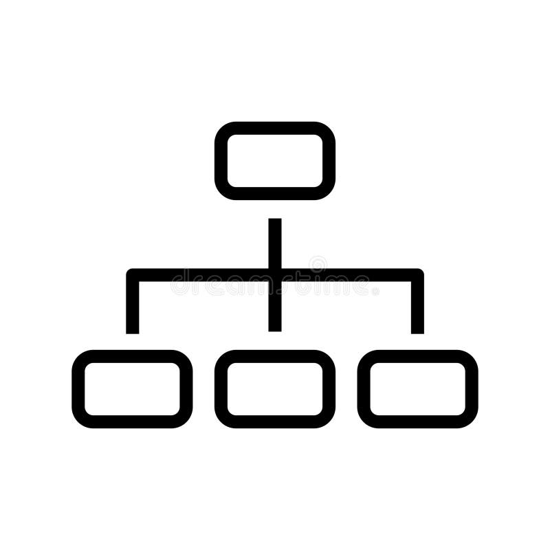 Hierarchy, Structure or Chain of Elements Icon. Control Pyramid ... Hierarchy, Structure or Chain of Elements Icon. Control Pyramid ...