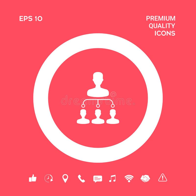 Hierarchy Symbol Icon. Graphic Elements for Your Design Stock Vector ...