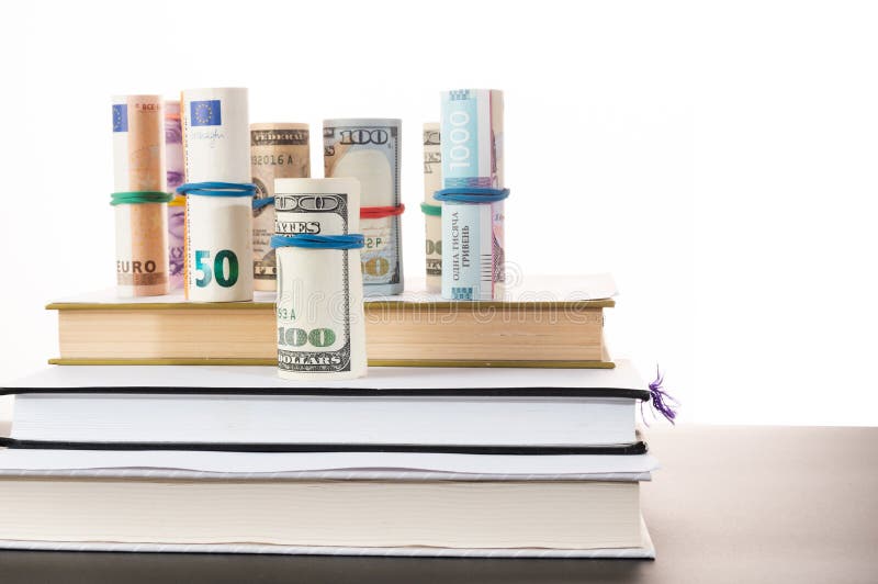 Hierarchy of Various Currencies. Currency Market. Various Currencies on ...