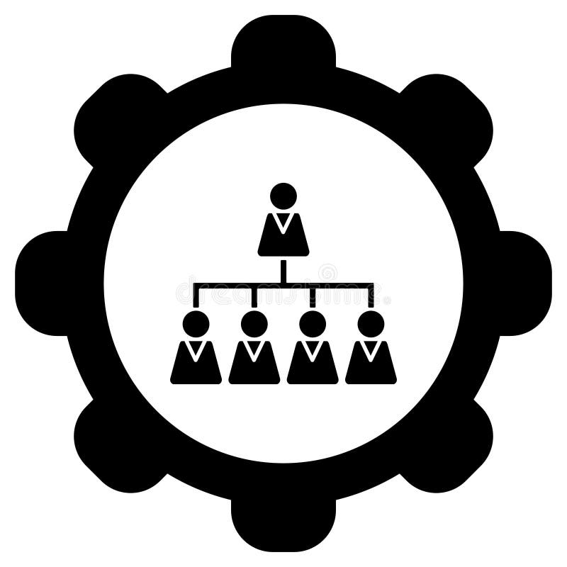 Hierarchy and wheel stock vector. Illustration of team - 244730925