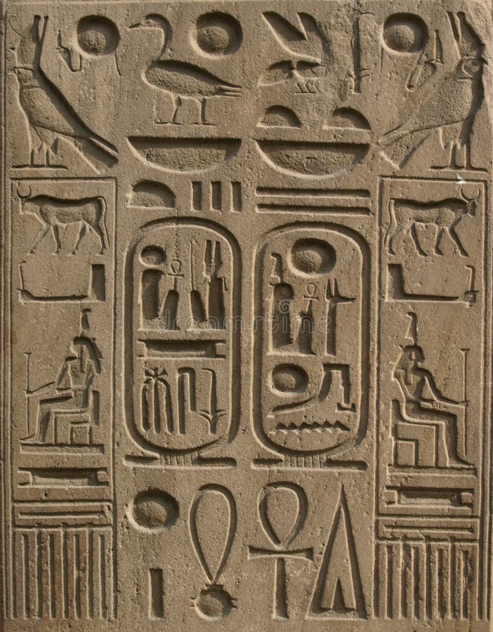 Hieroglyphics editorial photography. Image of king, paintings - 4423577