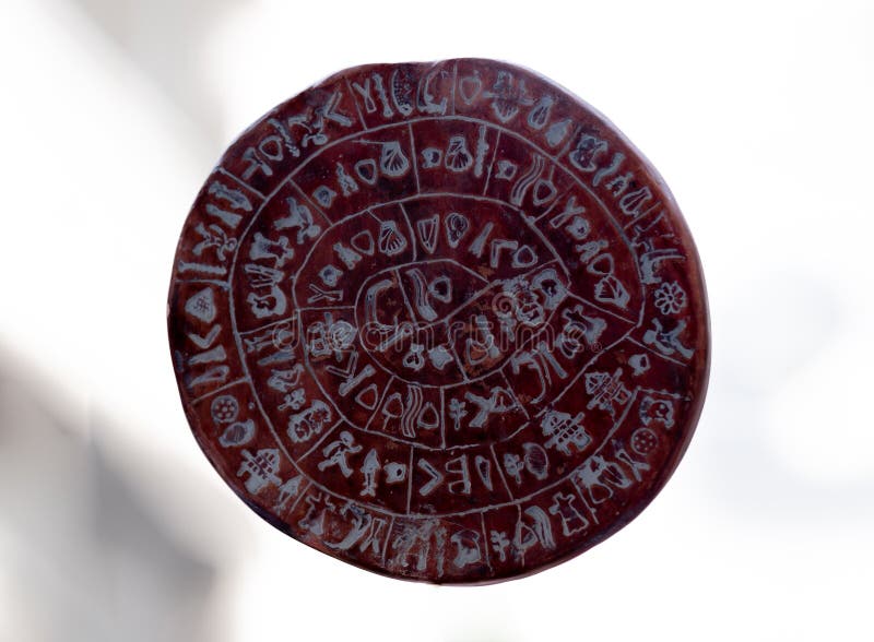 Hieroglyphics, Decryption, Phaistos Disc, Phaestos Disc. Linear a Stock ...