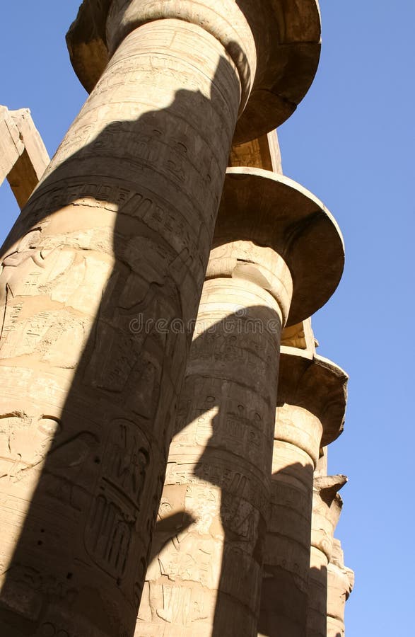 Hieroglyphs on Megalithic Structures of Egypt. Stock Image - Image of ...