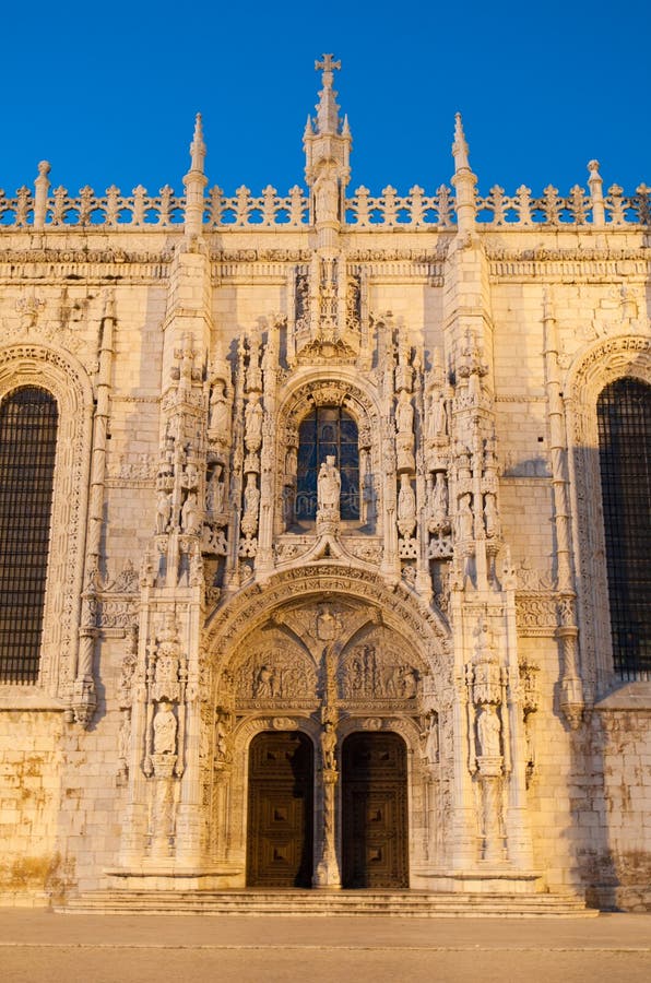 Hieronymites Monastery in Lisbon Stock Photo - Image of monument ...