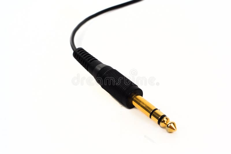 Audio Jack and Wires Connected To Audio Mixer, Music Dj Equipment at ...