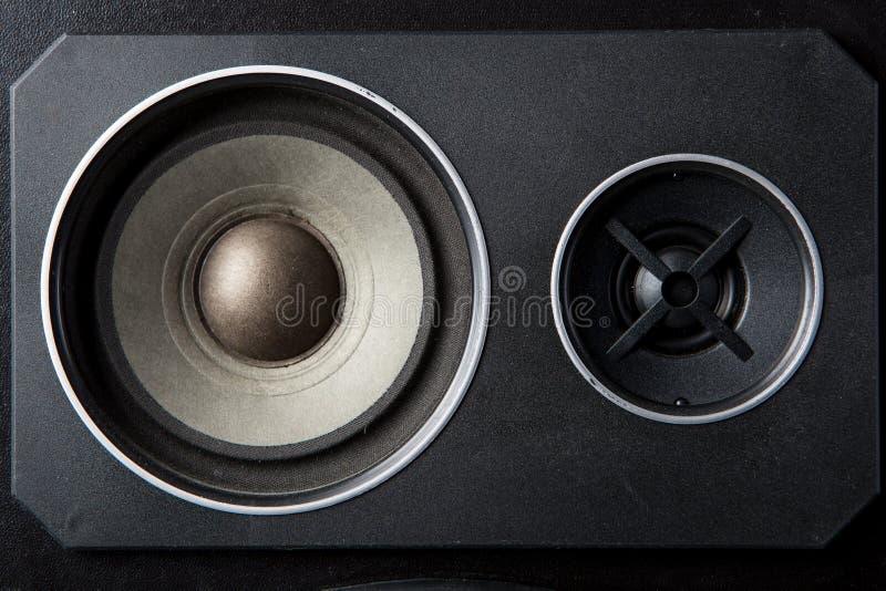 Hifi Speakers System Close-up Stock Photo - Image of music, system ...