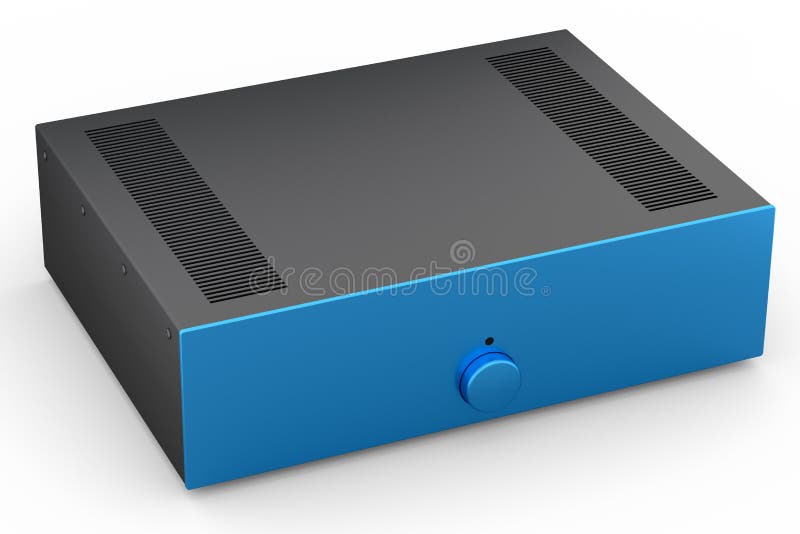 Hifi System Turntable Amplifier Home Theater White Background Stock ...