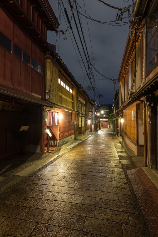 Higashi Chaya District in Kanazawa Japan Stock Image - Image of home ...