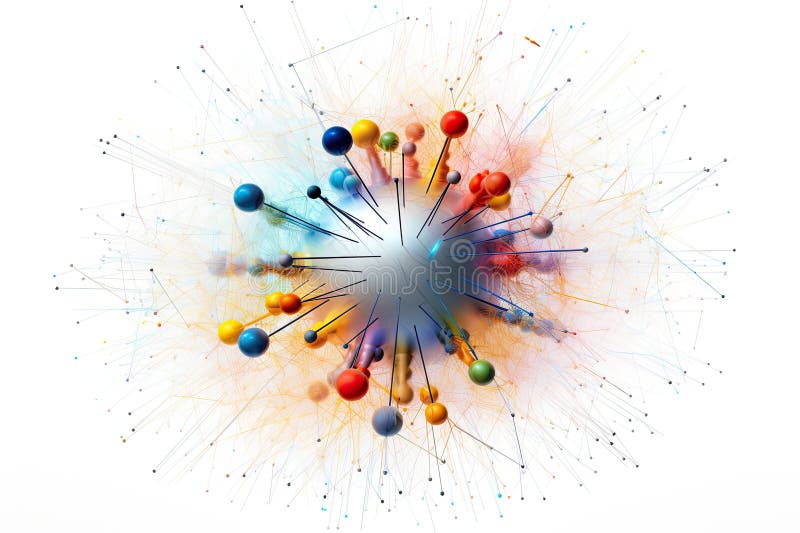 Higgs Boson Isolated on White Background Stock Illustration ...