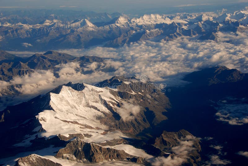 High Above Alps stock photo. Image of high, alps, altitude - 22226004