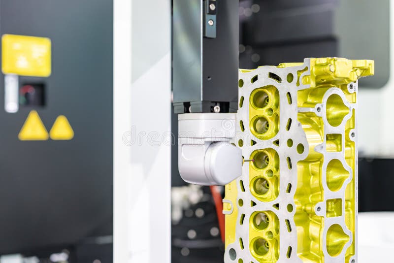 High Accuracy and Automatic Coordinate Measurement Machine CMM during ...