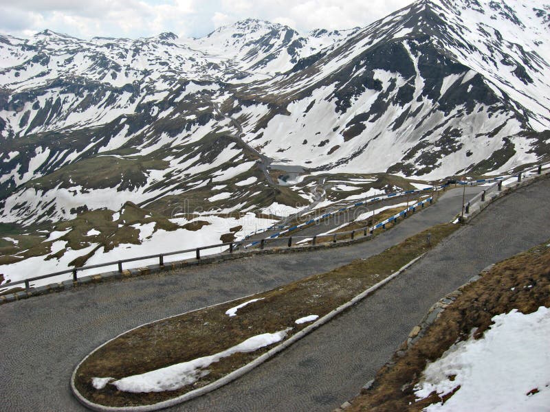 High Alpine Road,Austria, in Summer Editorial Stock Image - Image of ...