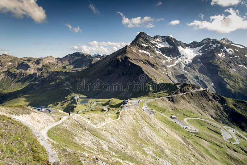 High alpine road stock image. Image of alps, mountains - 82581797