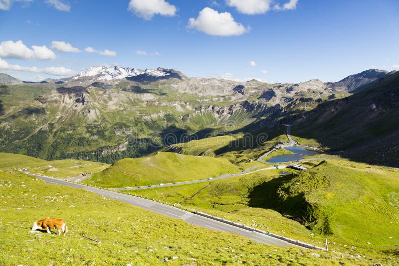 High alpine road stock image. Image of view, alps, european - 82583235