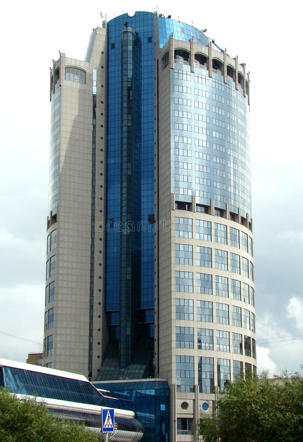 High-altitude Building on Quay Presnenskaya Stock Photo - Image of ...