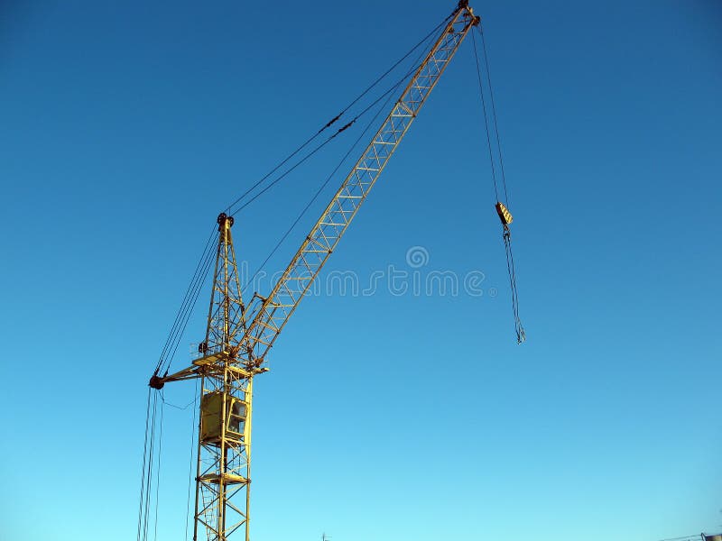 High-altitude building tap stock image. Image of crane - 1979379