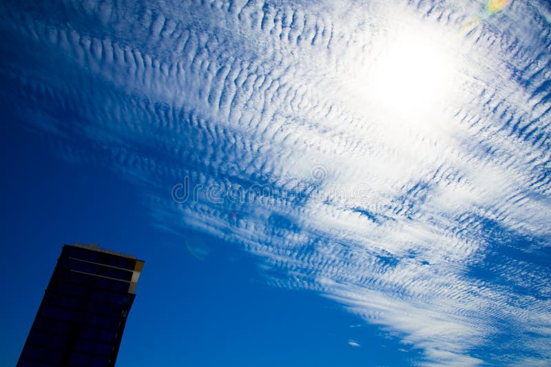 High Altitude Cirrus Clouds Stock Photo - Image of eerie, natural ...