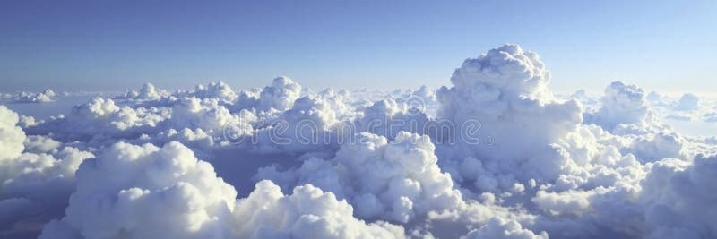 High Altitude Clouds Drift Across Vast Expanse of Blue, Light, Cloud Stock Illustration ...