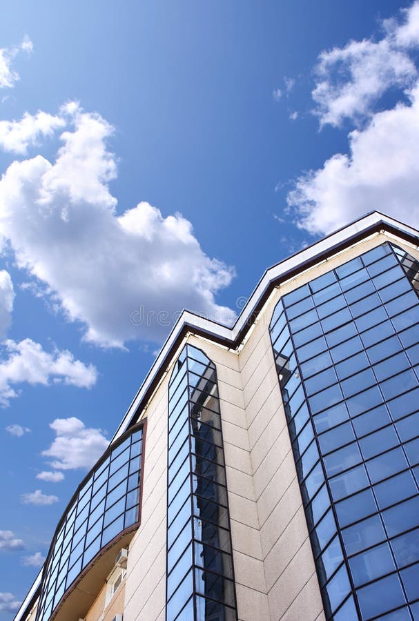 High-altitude Office Building Stock Image - Image of construction ...