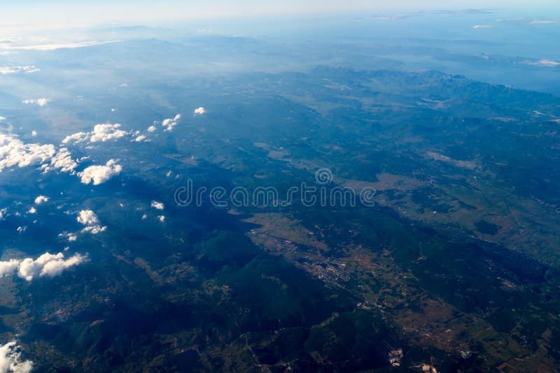 High Altitude Photo of Planet Earth Stock Photo - Image of distant ...