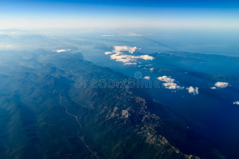 High Altitude Photo of Planet Earth Stock Image - Image of earth ...