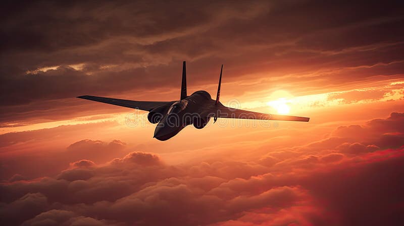 High-altitude Reconnaissance Spy Aircraft, Concept Stock Illustration ...