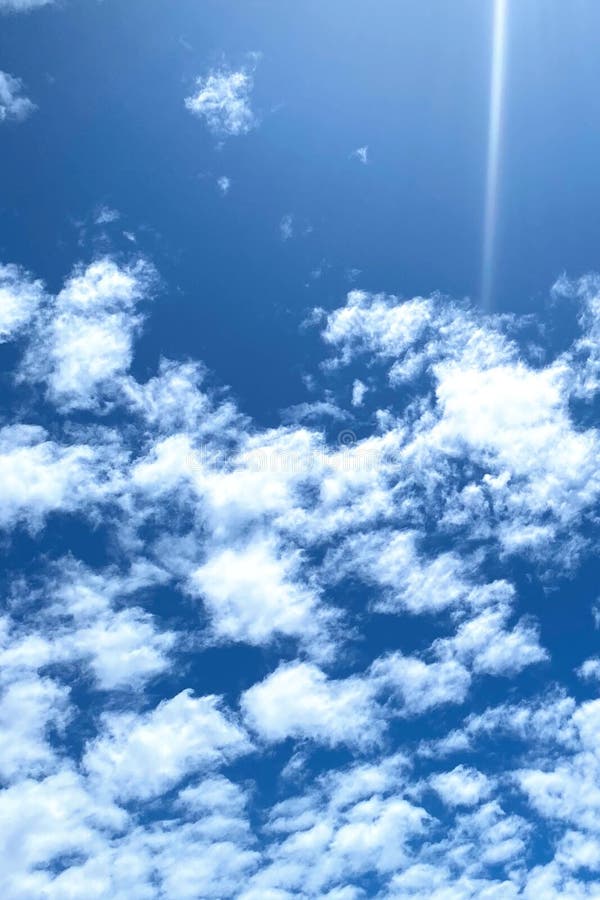 High Altitude Sky and Cloud Texture Stock Image - Image of sunrise ...