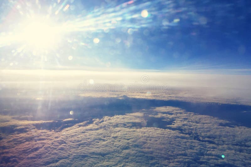 High altitude sky stock photo. Image of altitude, plane - 50166982