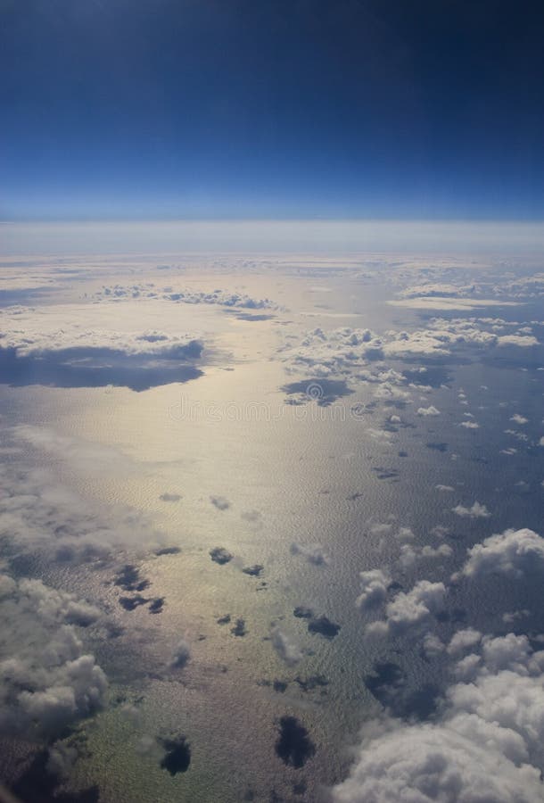 High Altitude View of the Earth in Space. Stock Photo - Image of earth ...