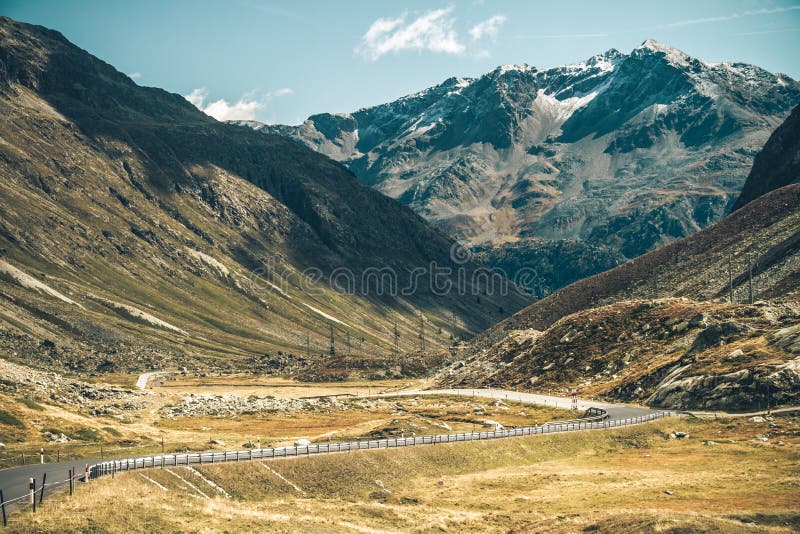 High altitude stock image. Image of julierpass, distant - 72964003