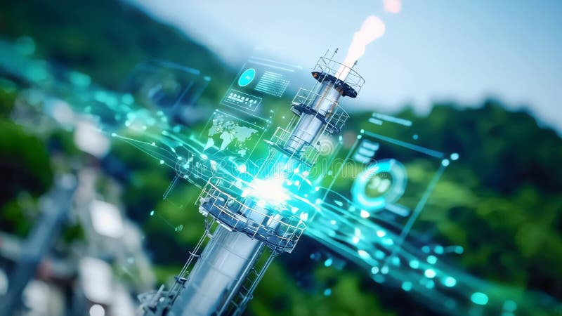 Smart Energy Systems Powering Future Travel Hubs Stock Video - Video of ...