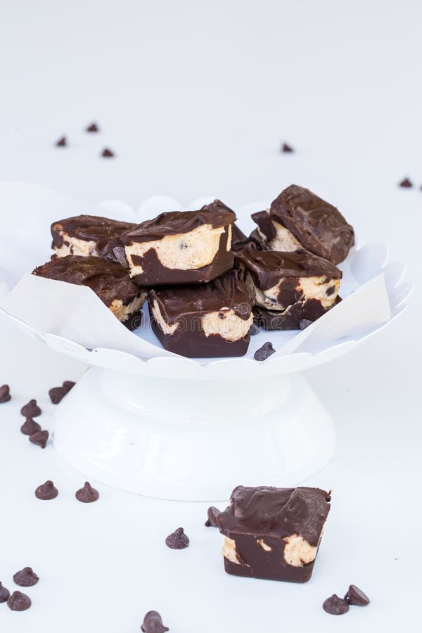 High Angle Closeup of Cookie Squares Stock Photo - Image of gourmet ...