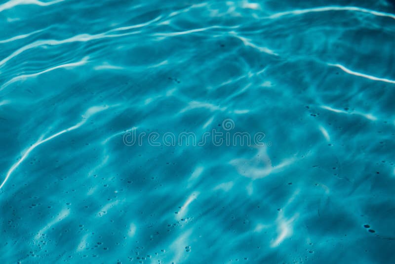 High Angle Closeup Shot of a Crystal Clear Swimming Pool Water Stock ...